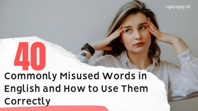 40 Commonly Misused Words in English and How to Use Them Correctly ...